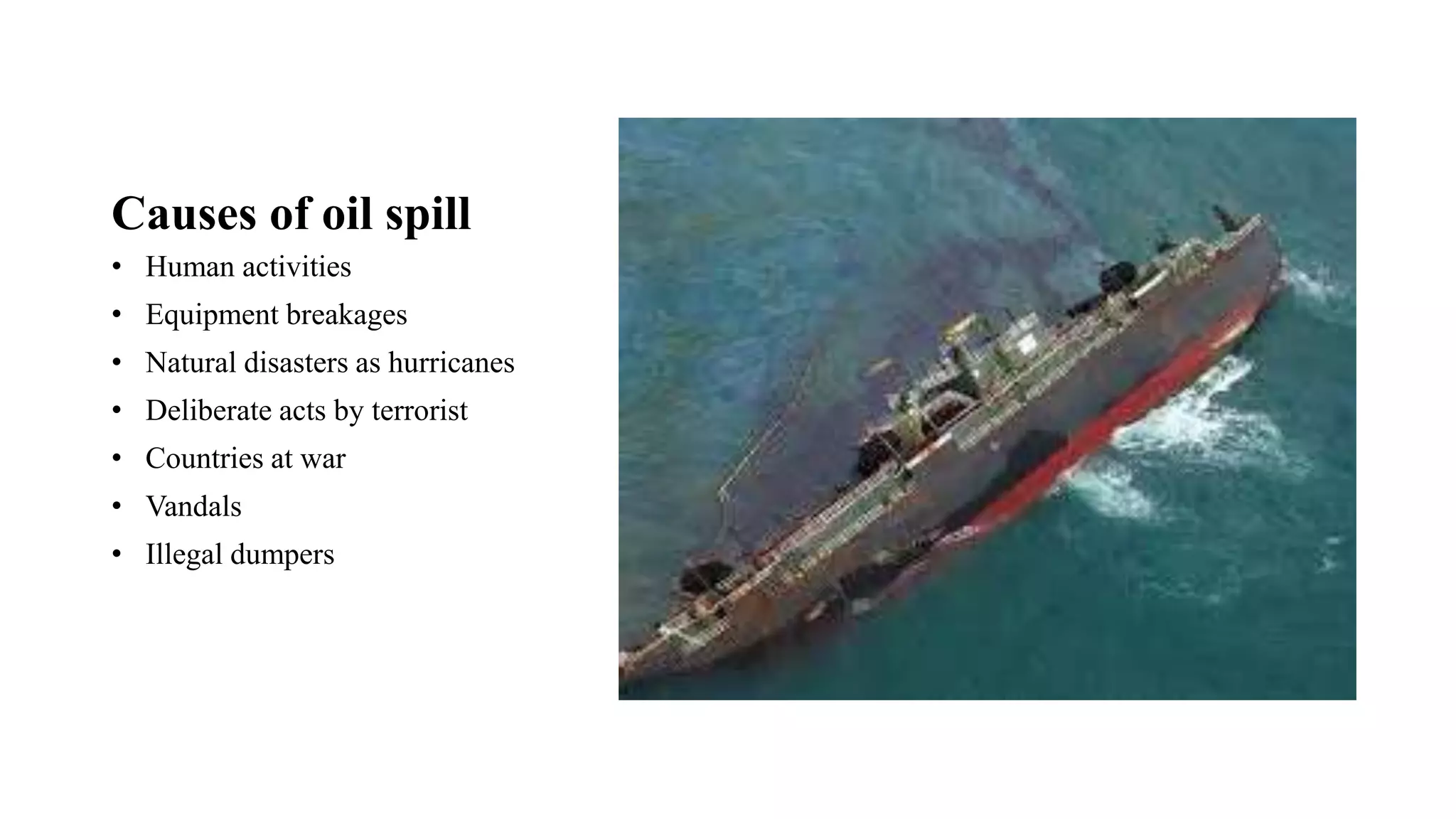 Oil spill presentation | PPTX