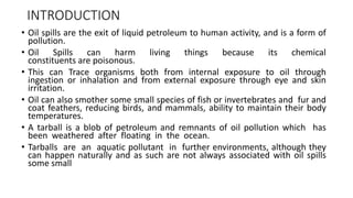 Oil spills | PPT