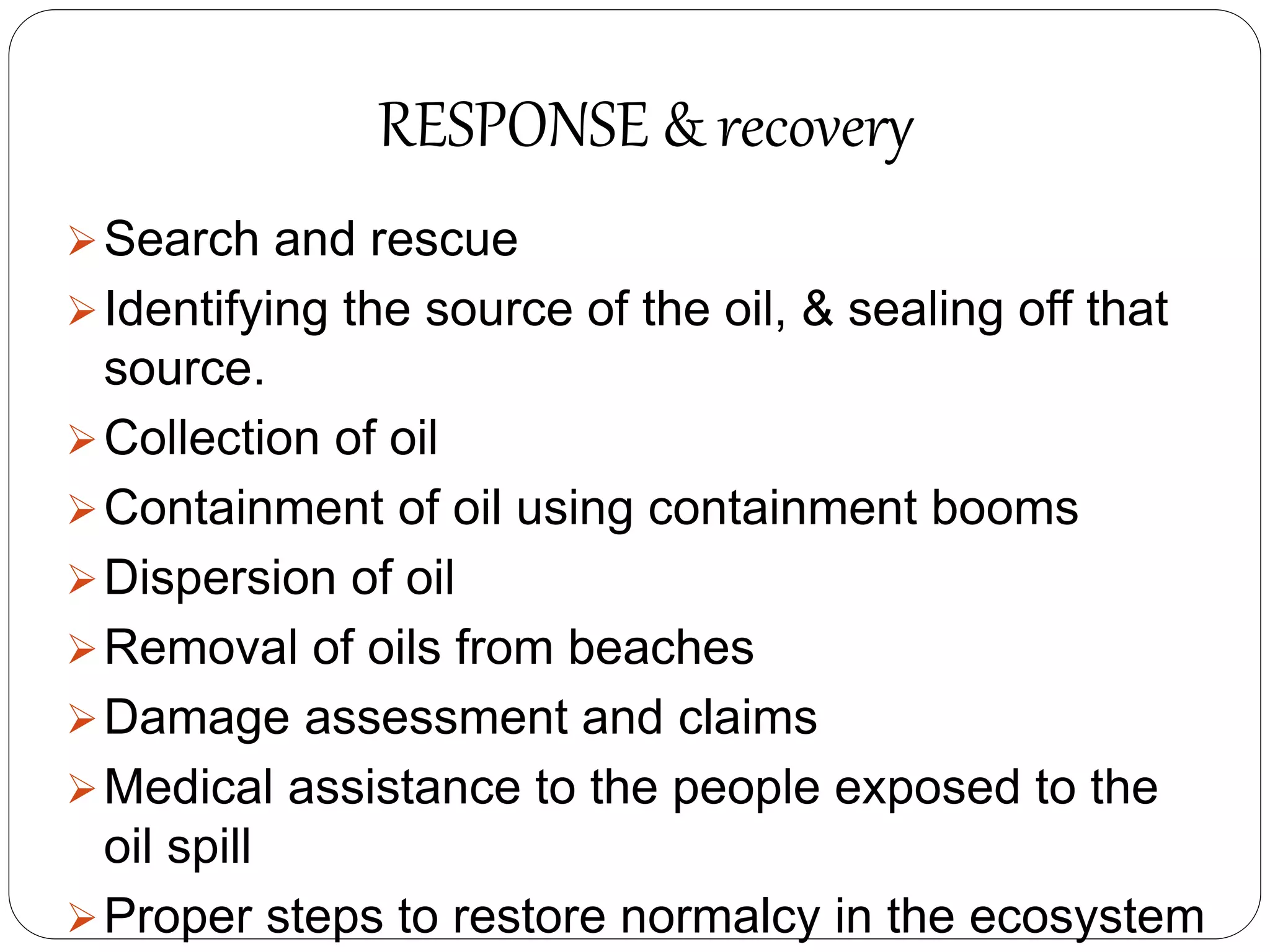 Oil spills | PPT