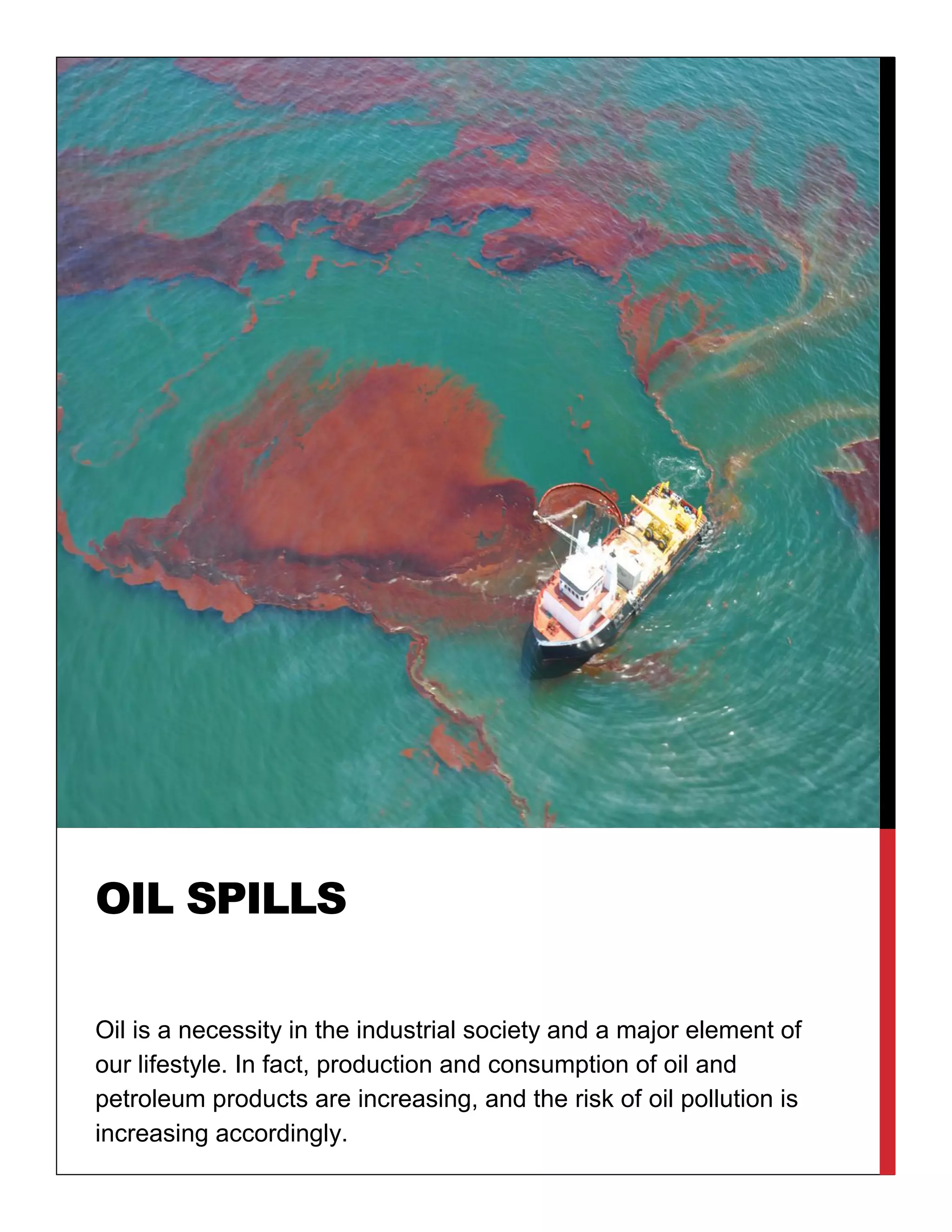 Oil spills and its environemental impact | PDF