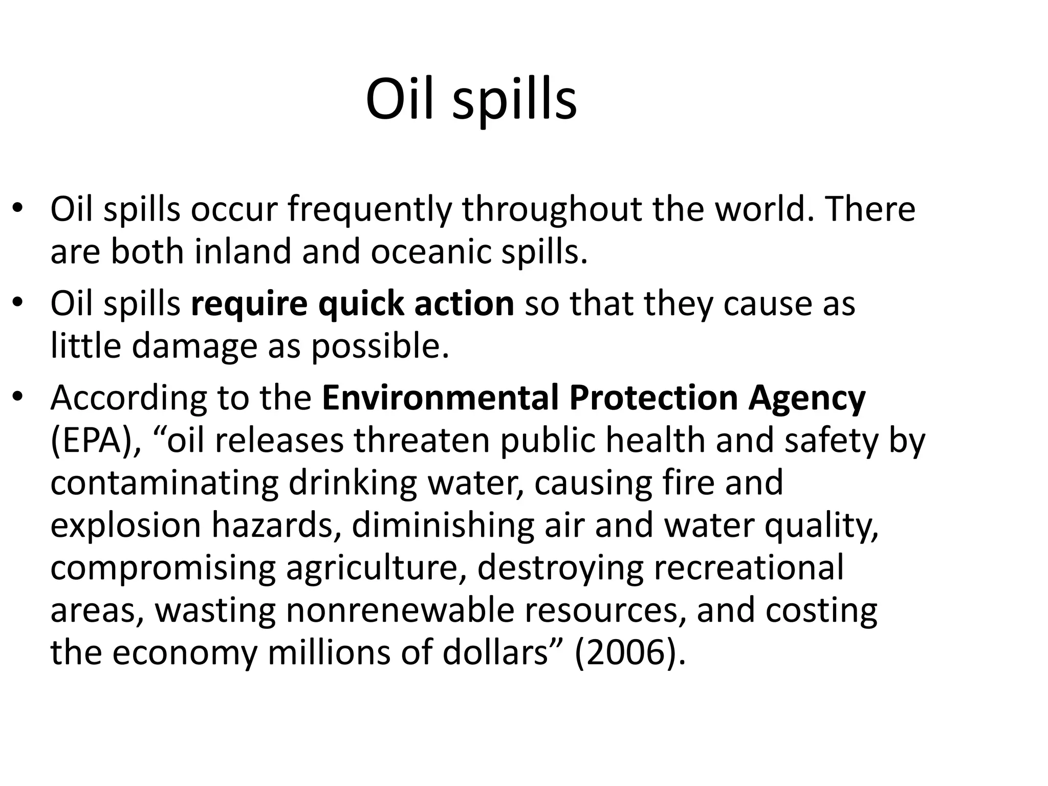 bioremediation of oil spills | PPTX
