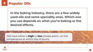 A Guide to Baking with Oils | PDF