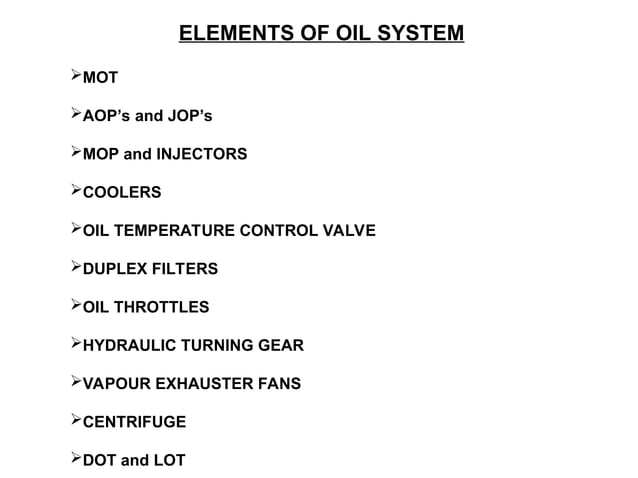 OIL SYSTEM of turbine in thermal power plant.ppt