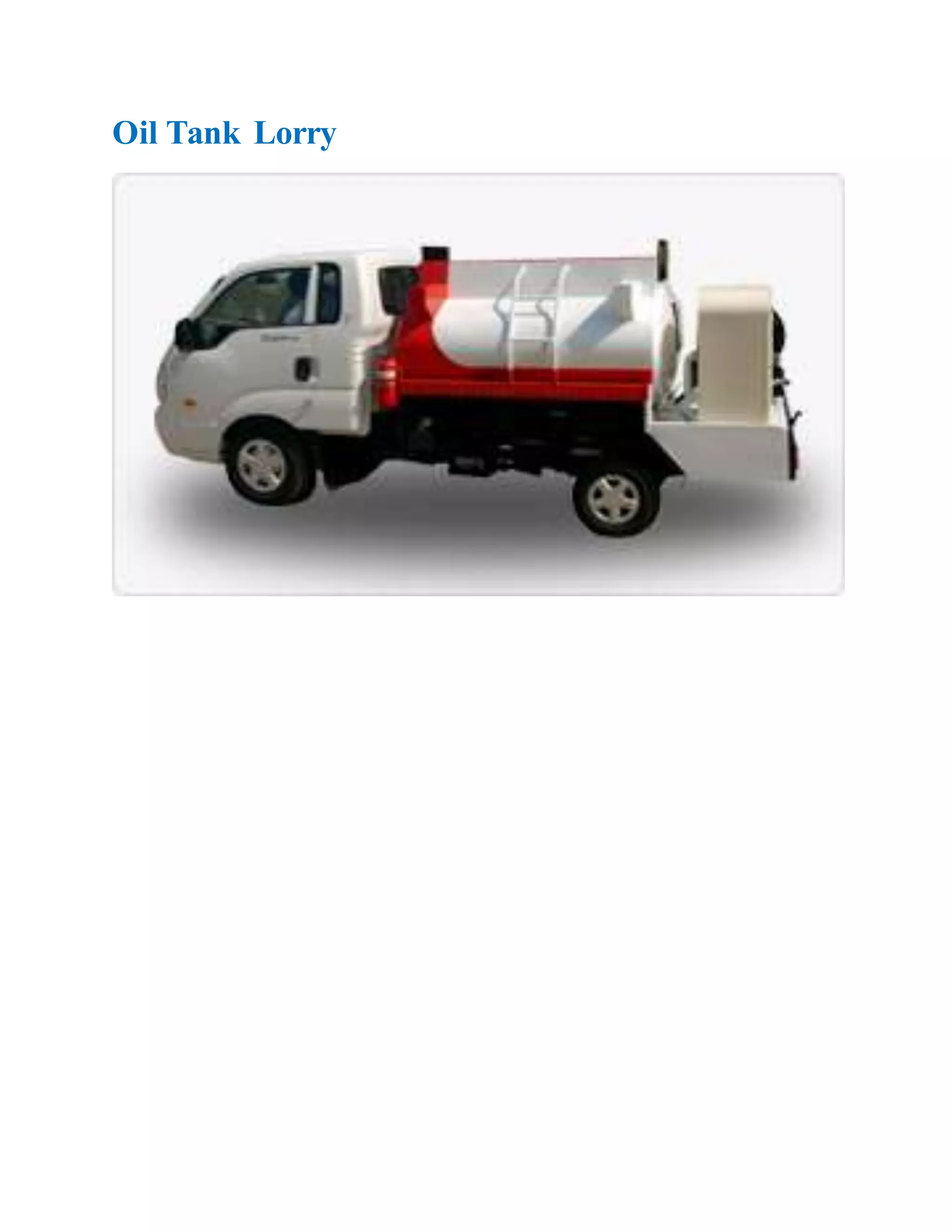 Oil tank lorry | DOCX