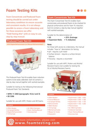 Oil Technics Fire Fighting Foams | PDF