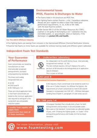 Oil Technics Fire Fighting Foams | PDF