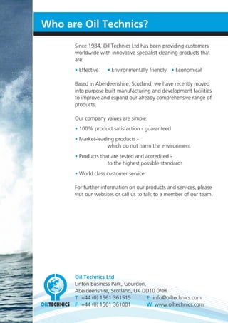 Oil Technics Lltd Spill Training Manual | PDF