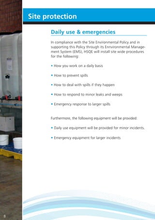 Oil Technics Lltd Spill Training Manual | PDF