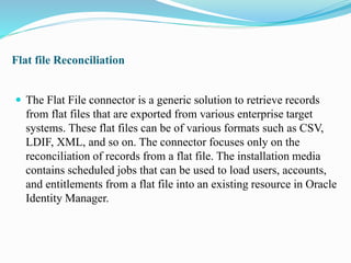 Oracle Identity Manager Basics | PPTX