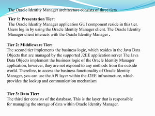 Oracle Identity Manager Basics | PPTX