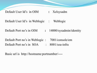 Oracle Identity Manager Basics | PPTX