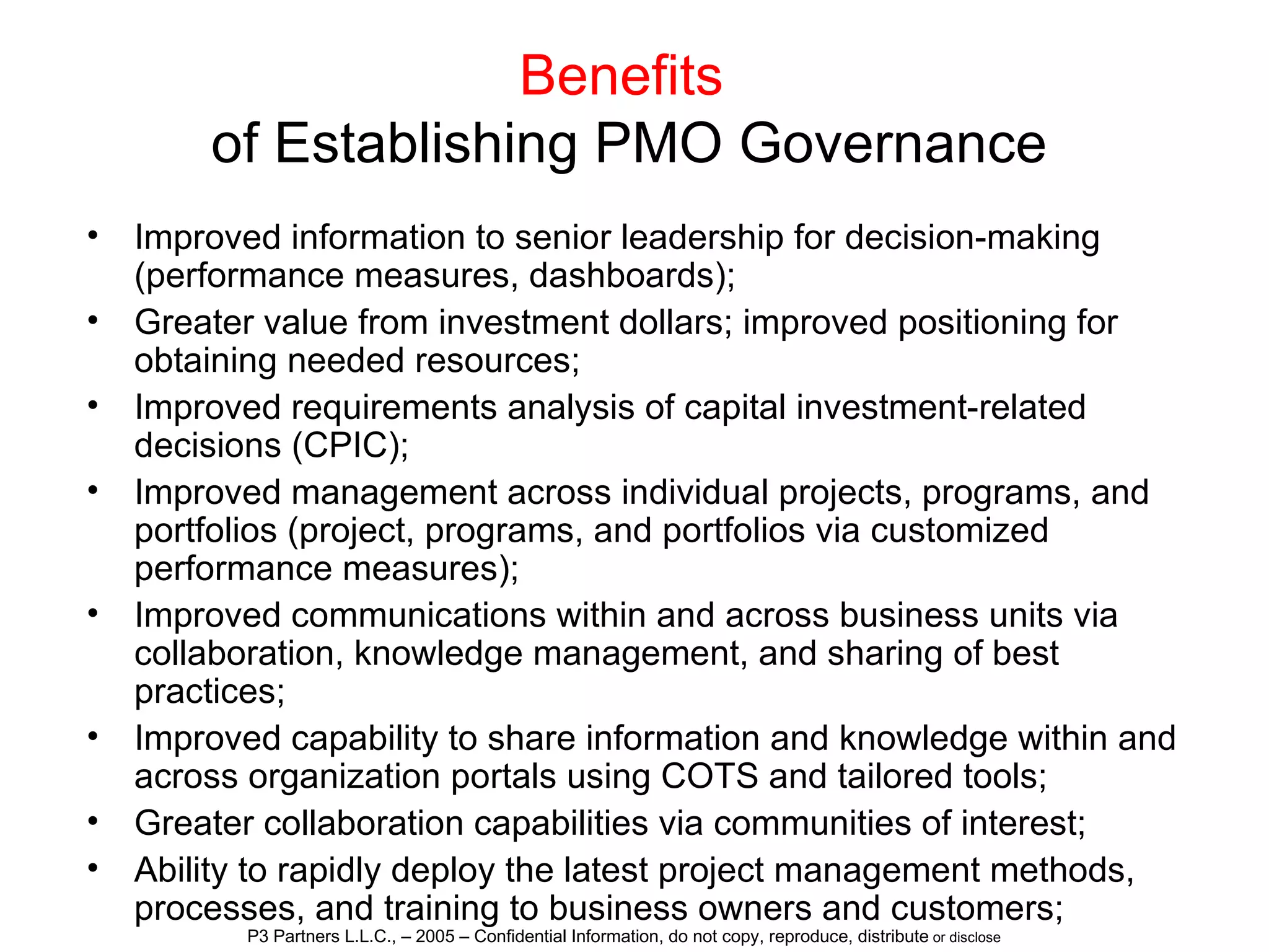 Oim Pmo It Governance Structure Cox | PPT