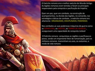 O Império Romano no apogeu do império | PPTX