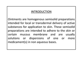 Ointment | PPTX