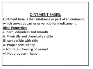 Ointment | PPTX