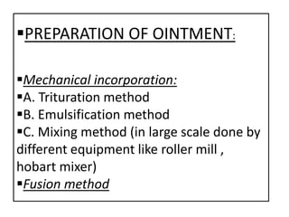 Ointment | PPTX