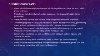 OINTMENT.pptx D. Pharm 1st Year (Pharmaceutics) | PPTX