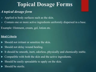 Ointment and cream by Anik | PPTX