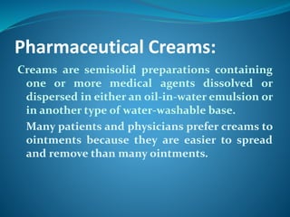 Ointment ppt | PPTX