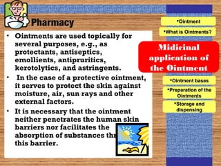 Ointments | PPT