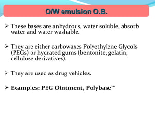 Ointments | PPT