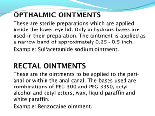 Ointments | PPT