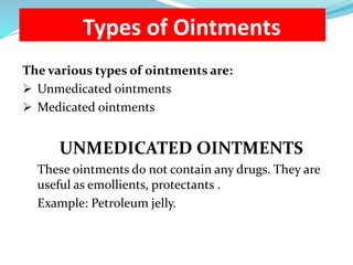 ointments and preparation of ointments.ppt
