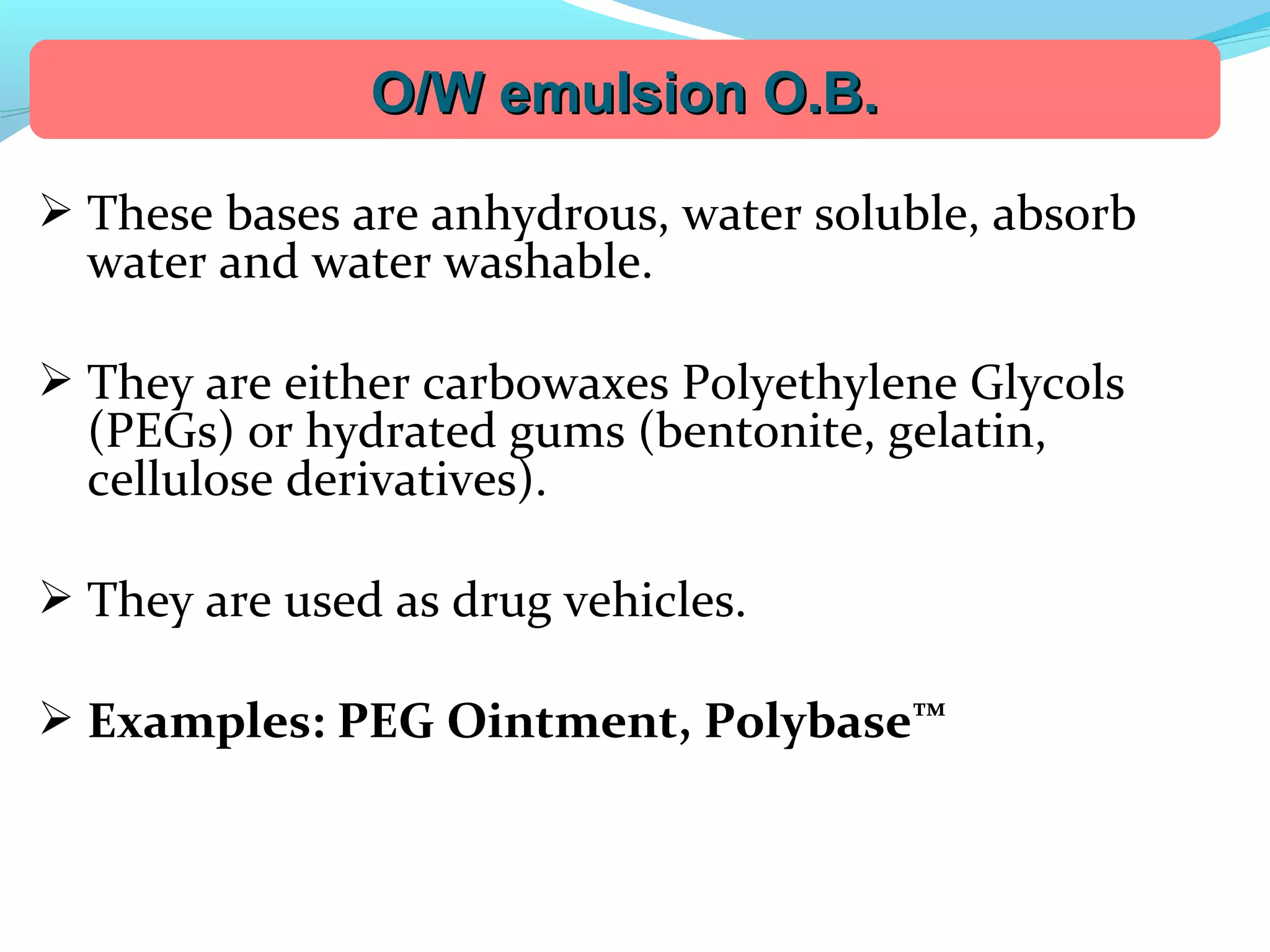 Ointments | PPT