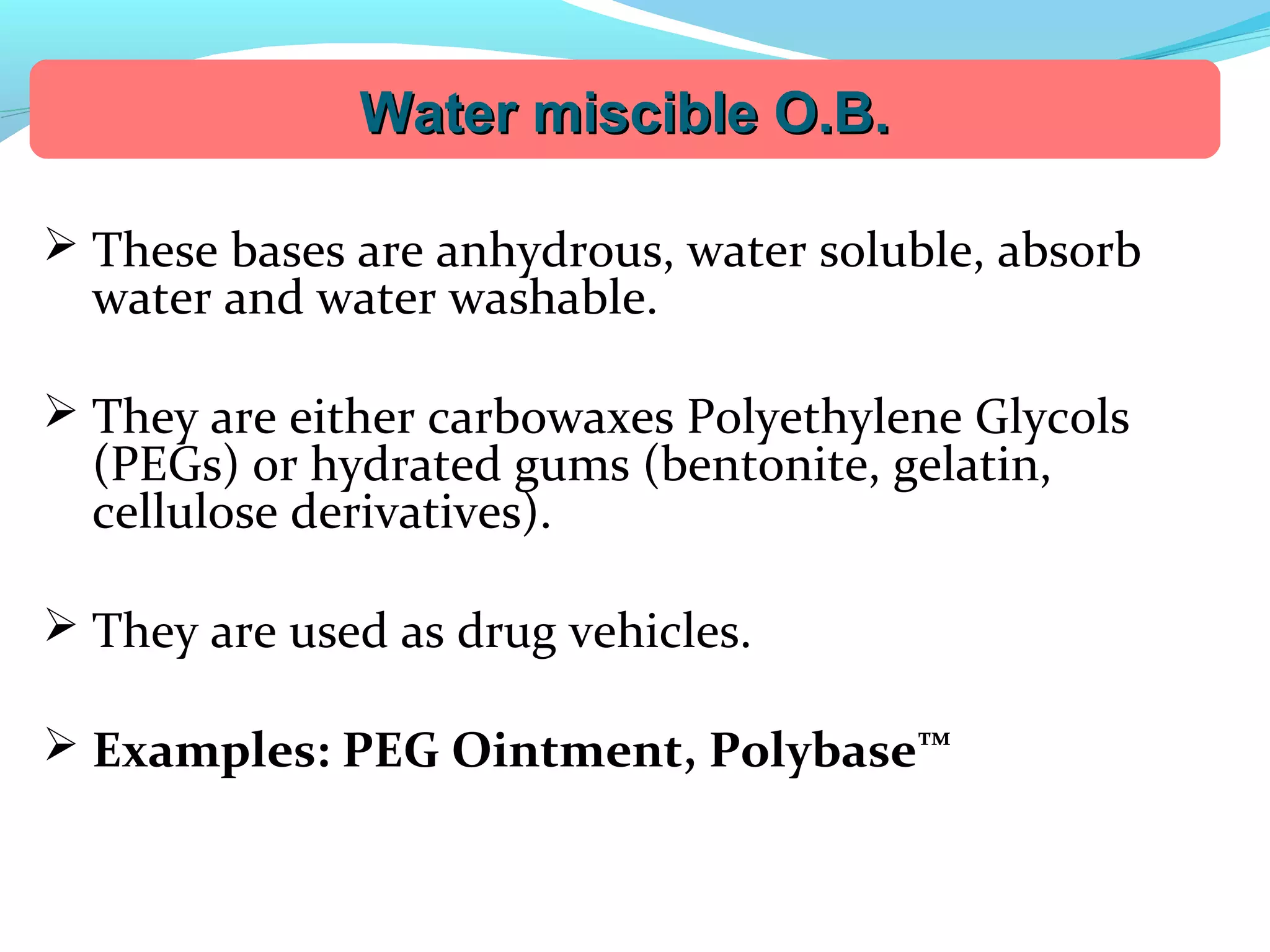 Ointments | PPT