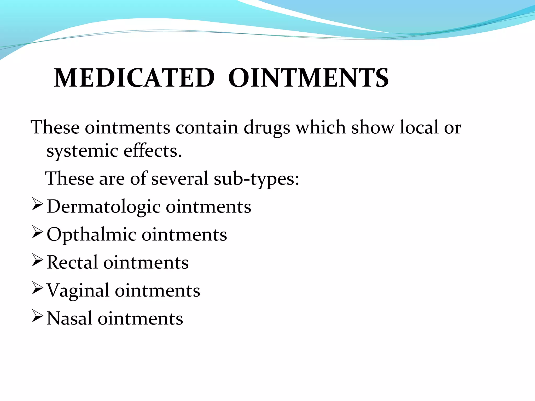 Ointments | PPT