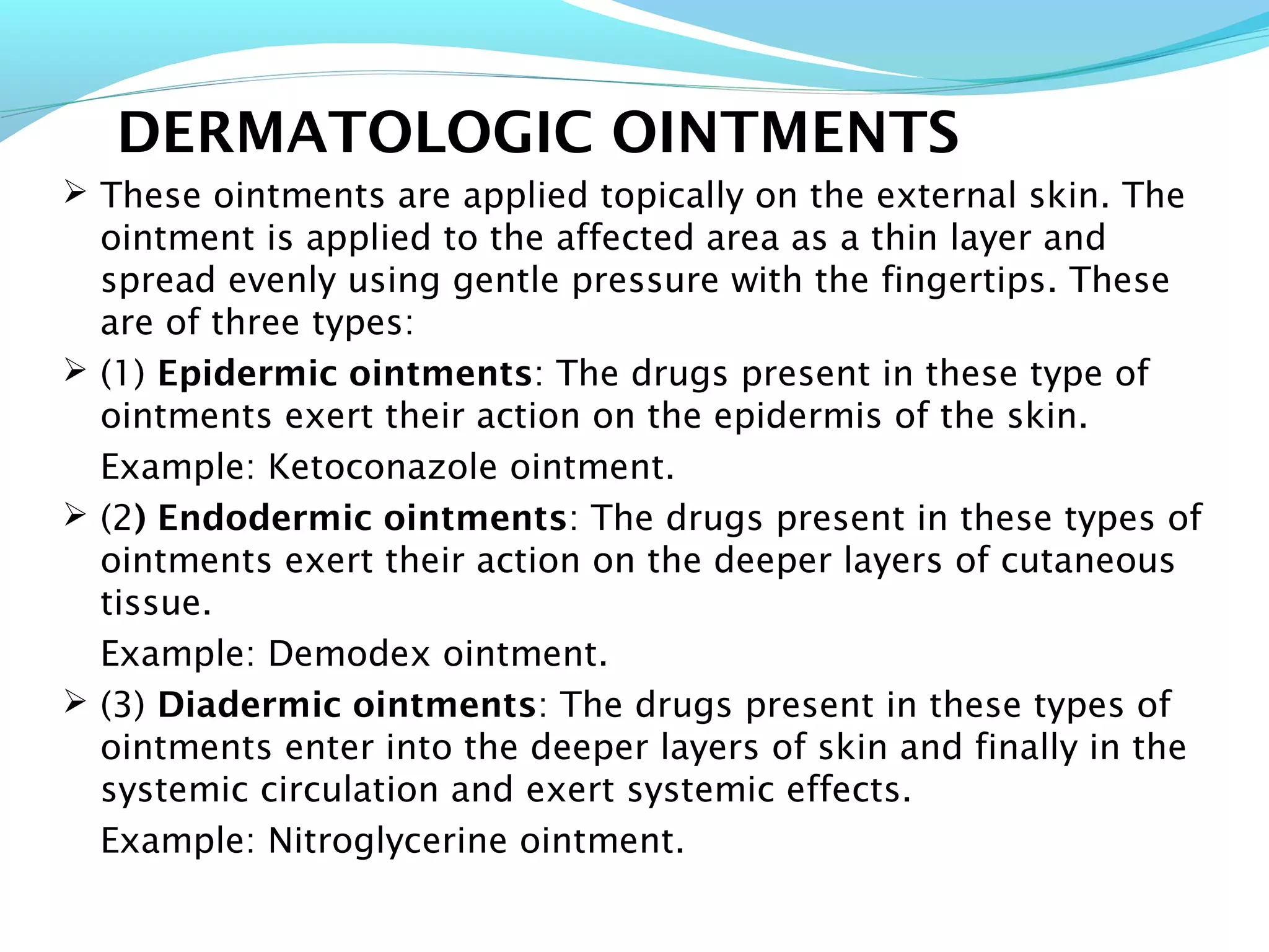 Ointments | PPT