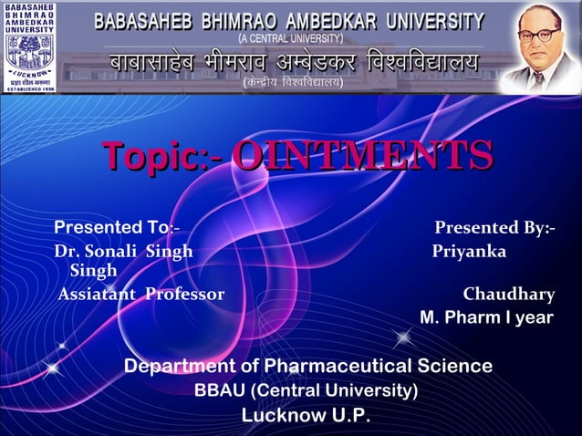 Ointments | PPT | Skin Care | Beauty