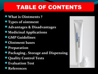 Ointments | PPT