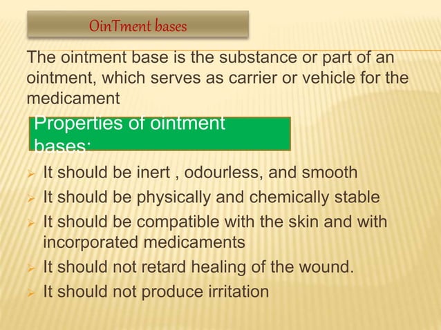 Ointments | PPTX