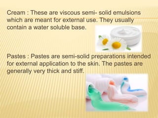 Ointments | PPTX