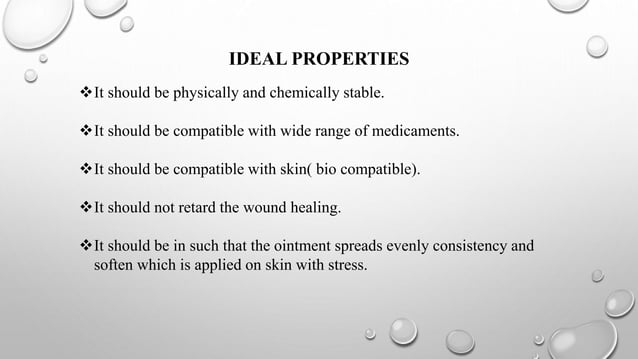 Ointments, types of ointments, ointment base, classification of ...