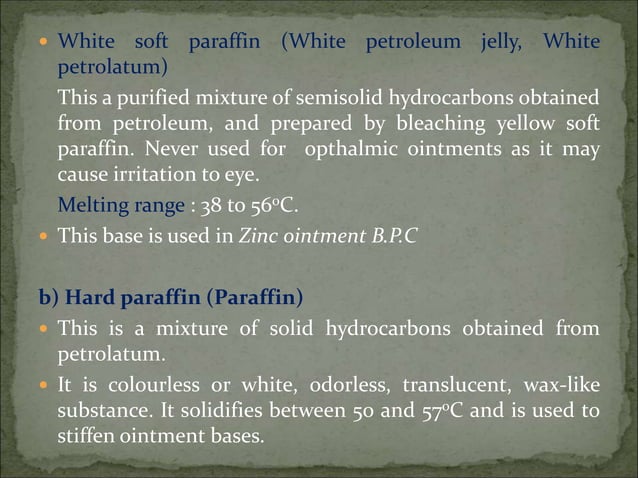 OINTMENTS, CREAMS, PASTE AND GELS.ppt