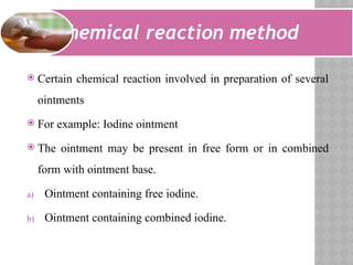 Ointment as Dosage Form Pharmaceutical Sciences by Ms. Jamdhade A. A ...