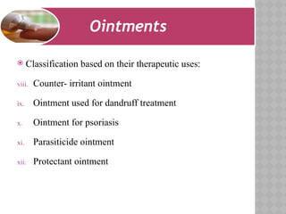Ointment as Dosage Form Pharmaceutical Sciences by Ms. Jamdhade A. A ...