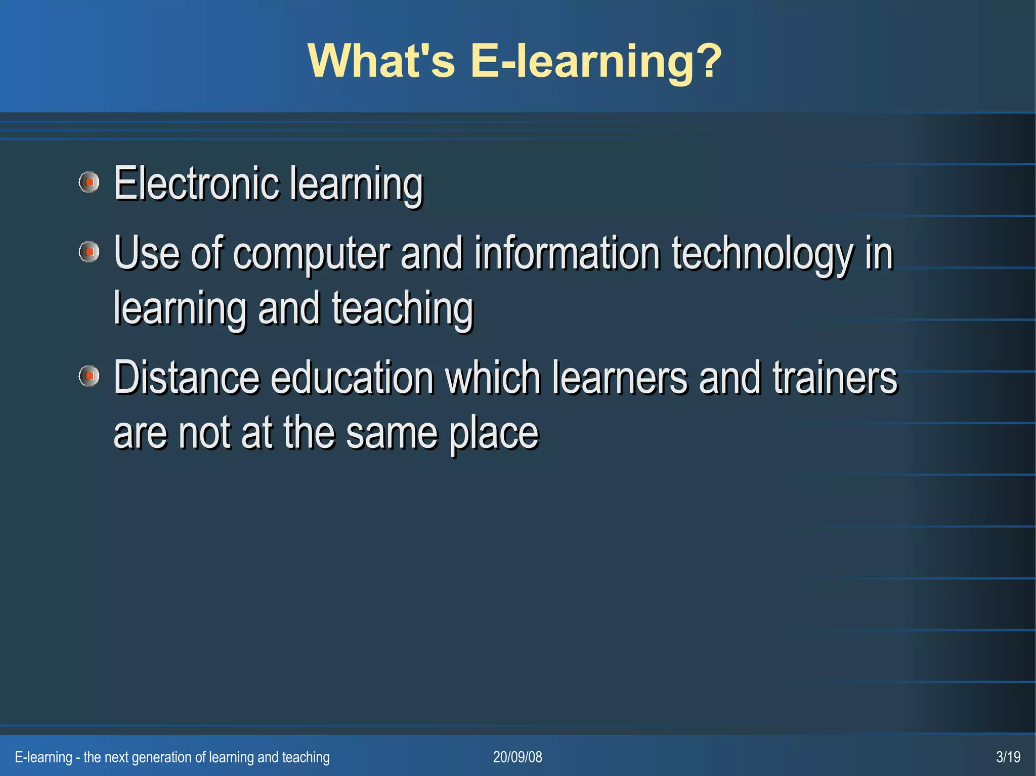 BarCamp Phnom Penh 2008 - E-learning in Cambodia | PPT