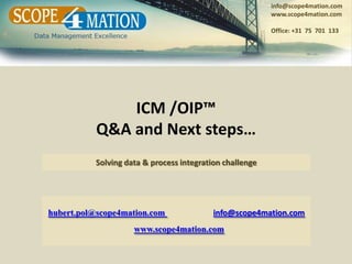 Oip Detailed Presentation Slideshare | PPT