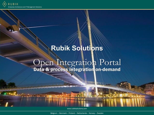 Rubik Open Integration Portal | PPT