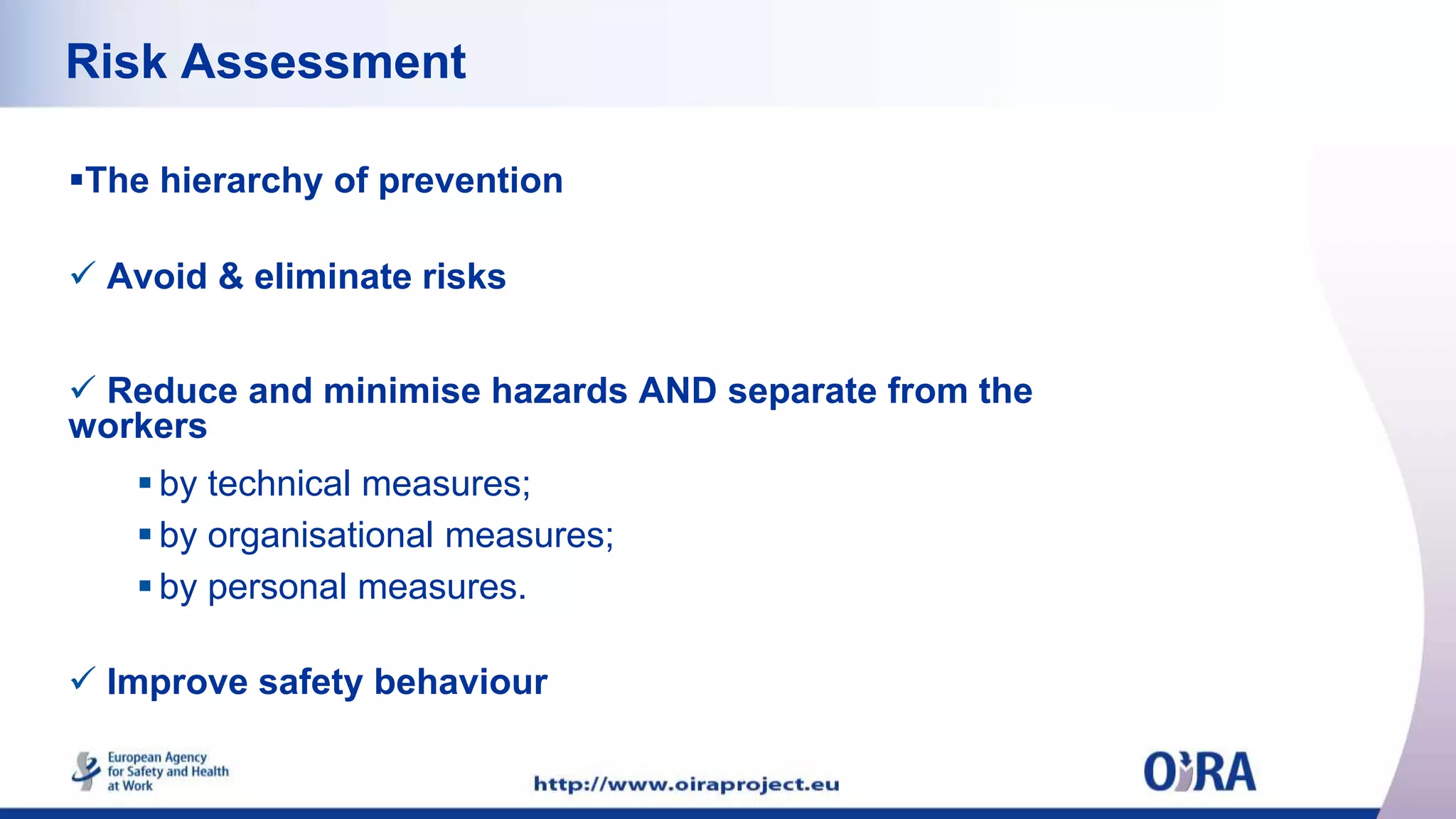 OiRA online and interactive risk assessment | PPT