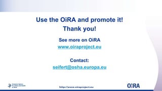 OiRA online and interactive risk assessment | PPT