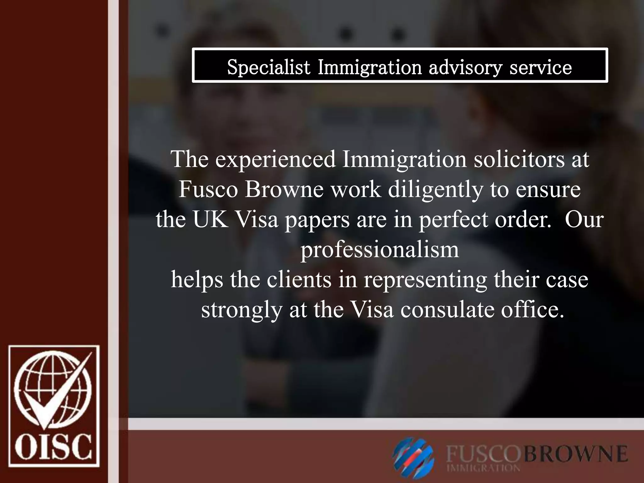 OISC Certified Immigration Specialist Solicitors | PPTX