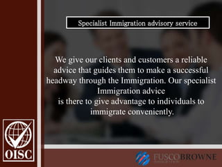 OISC Certified Immigration Specialist Solicitors | PPTX | Legal ...