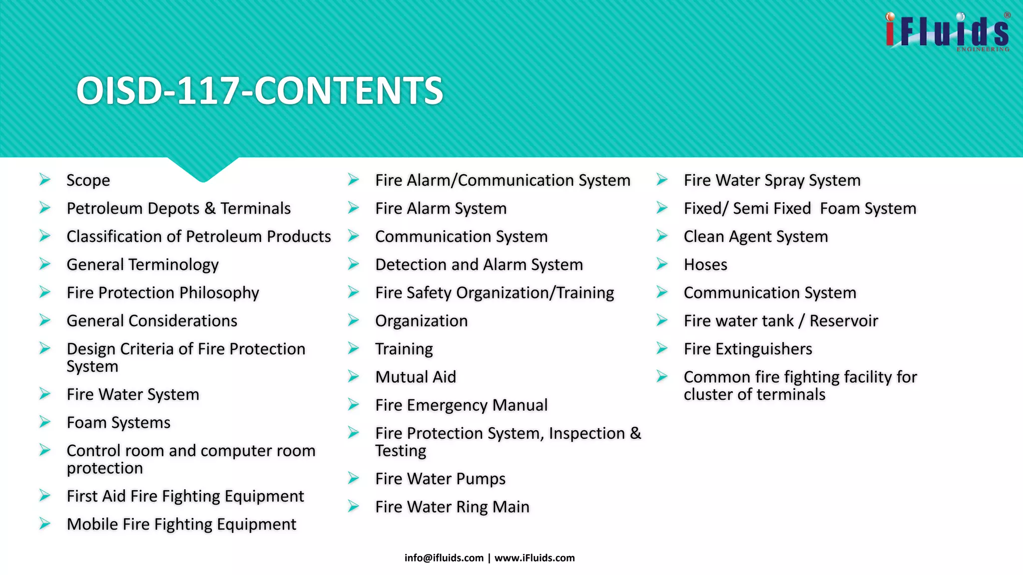 OISD-STD-117 Fire Protection Facilities for Petroleum Depots, Terminals ...