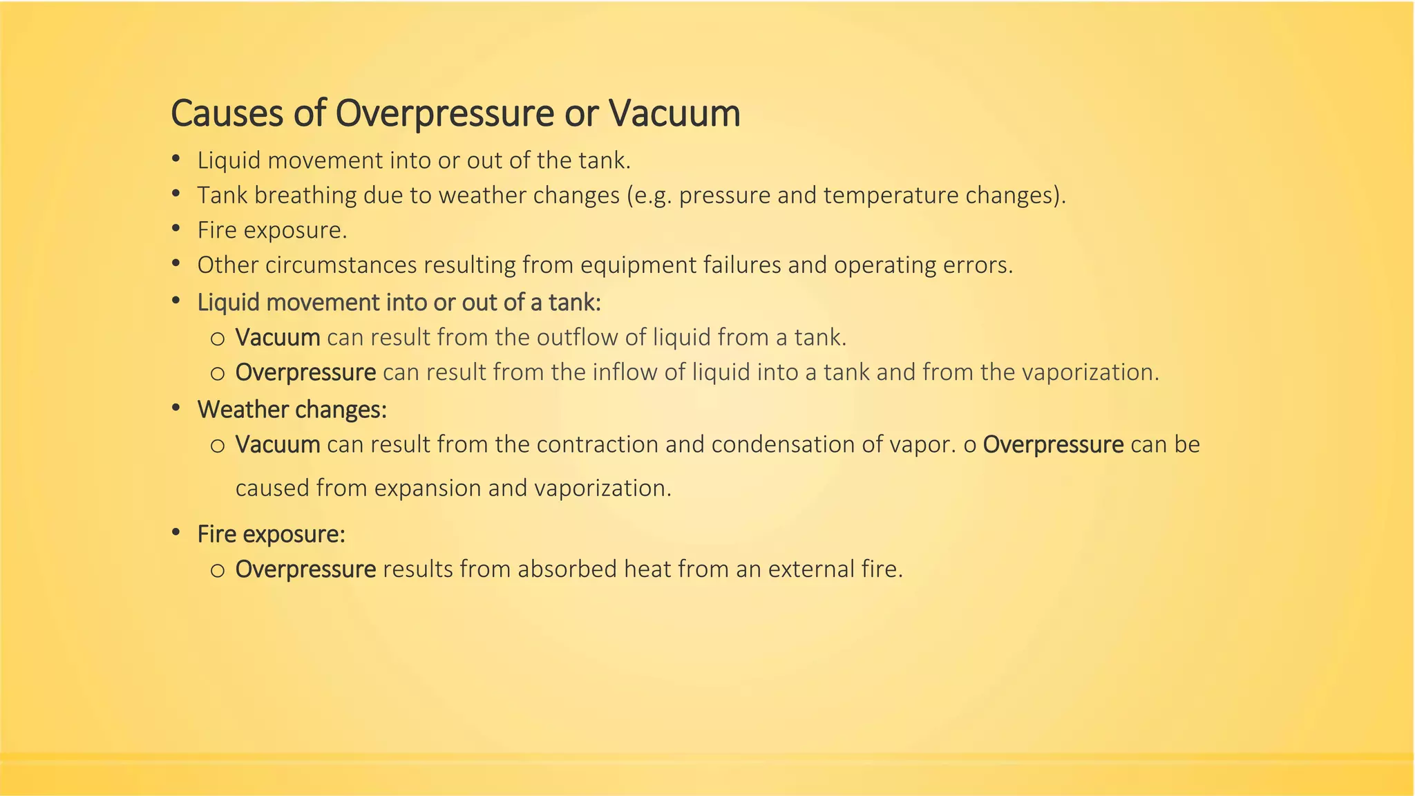Design Calculation of Venting for Atmospheric & Low Pressure Storage ...