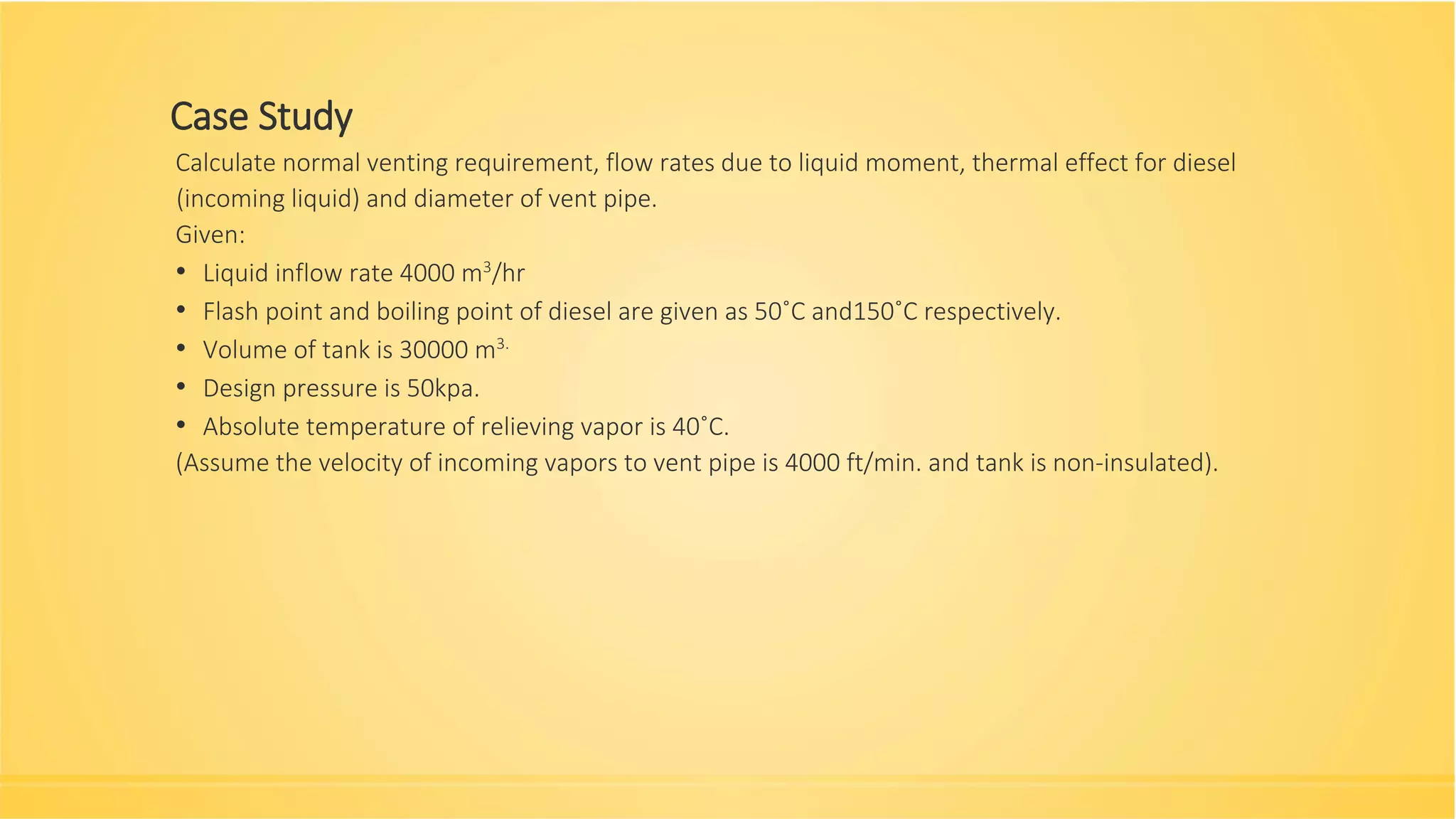 Design Calculation of Venting for Atmospheric & Low Pressure Storage ...