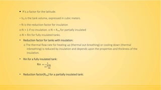 Design Calculation of Venting for Atmospheric & Low Pressure Storage ...